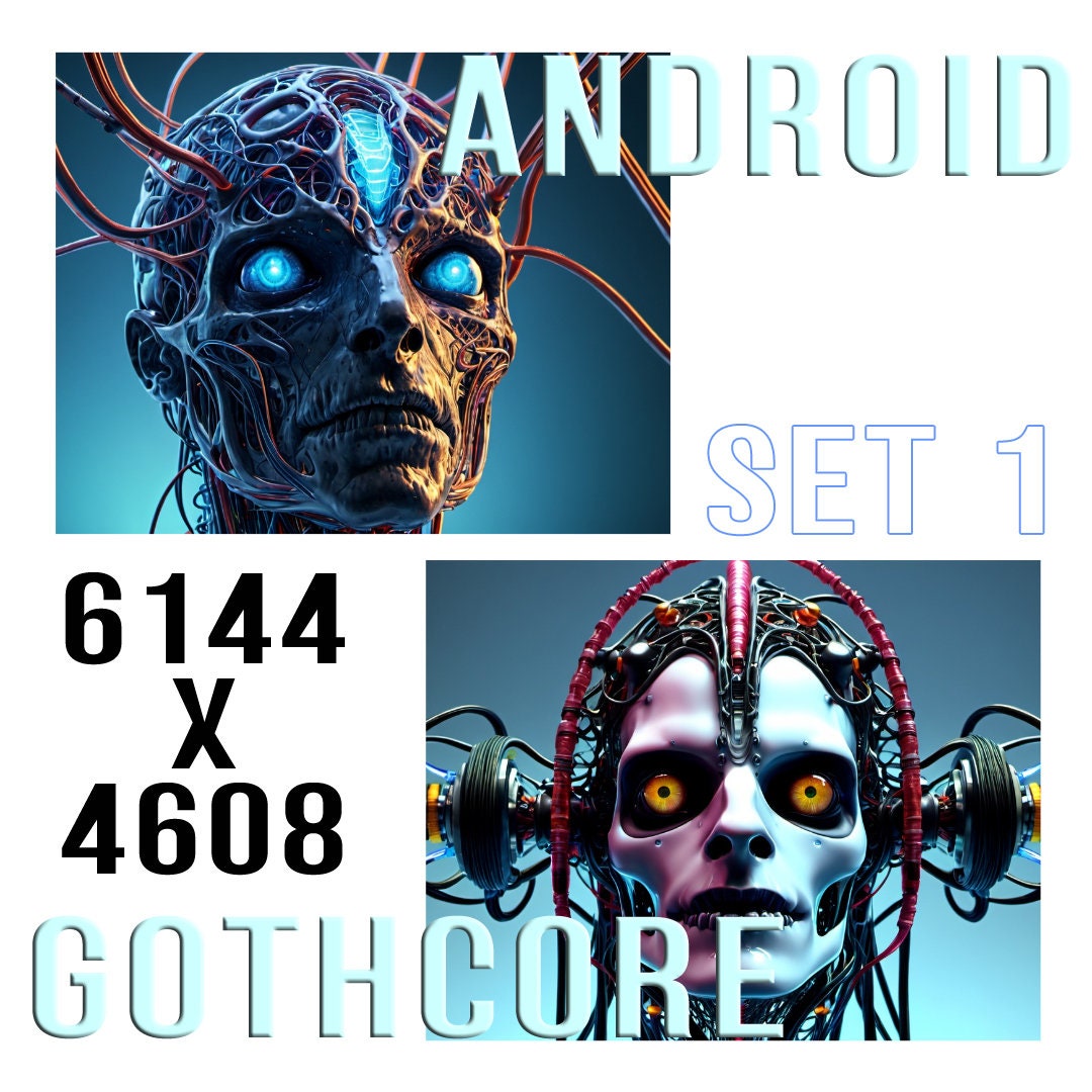 20 Science Fiction Android Gothcore - Digital Images - Set 1 - Website ...