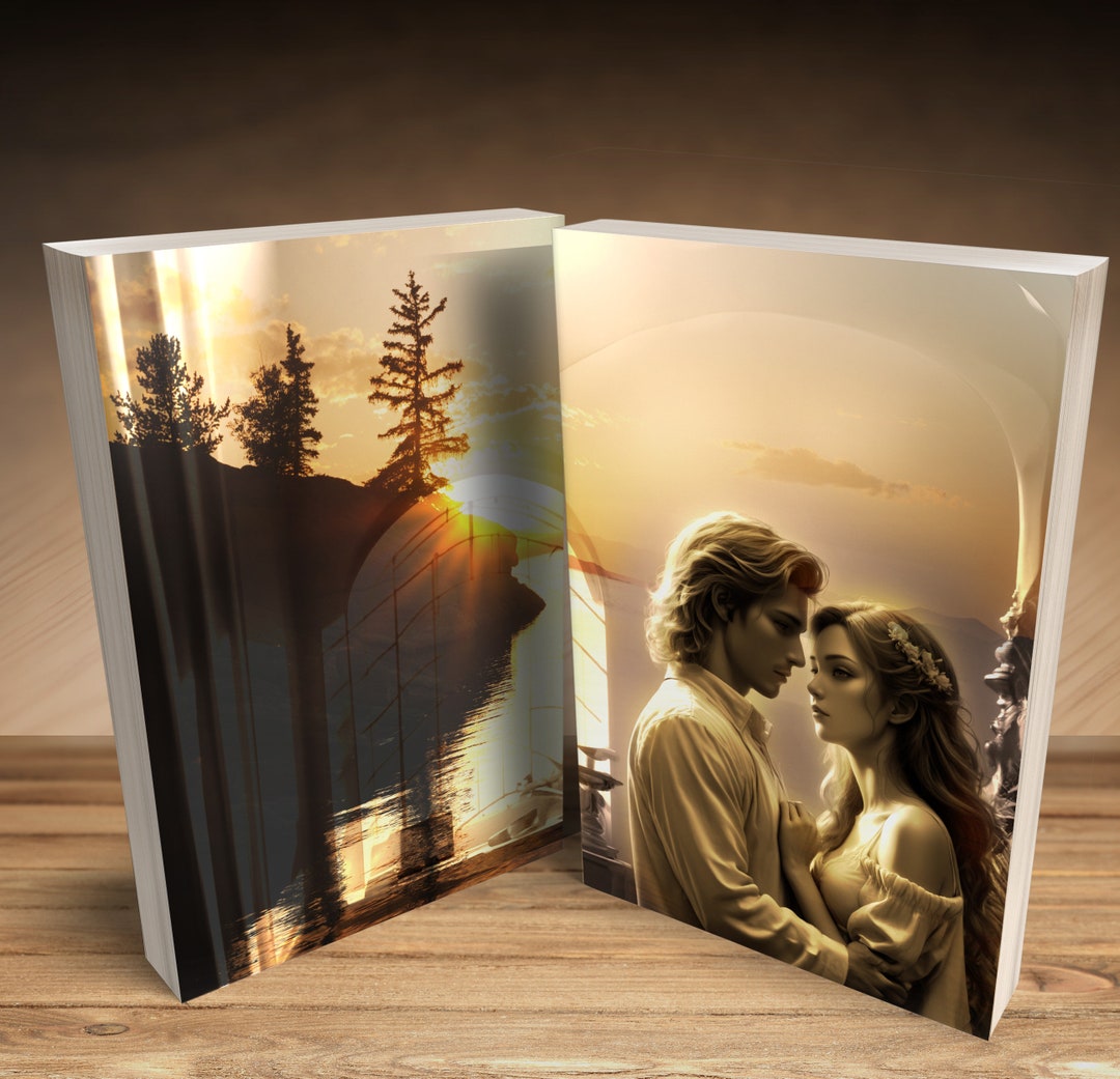 Custom Premade Romance Book Cover Man and Woman in Loving Embrace ...