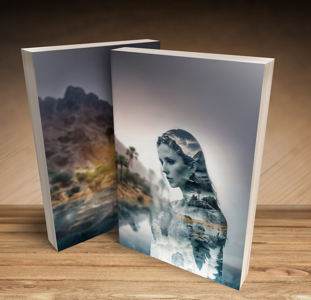 Custom Premade Action Adventure Book Cover Woman Adventurer in Jungle ...