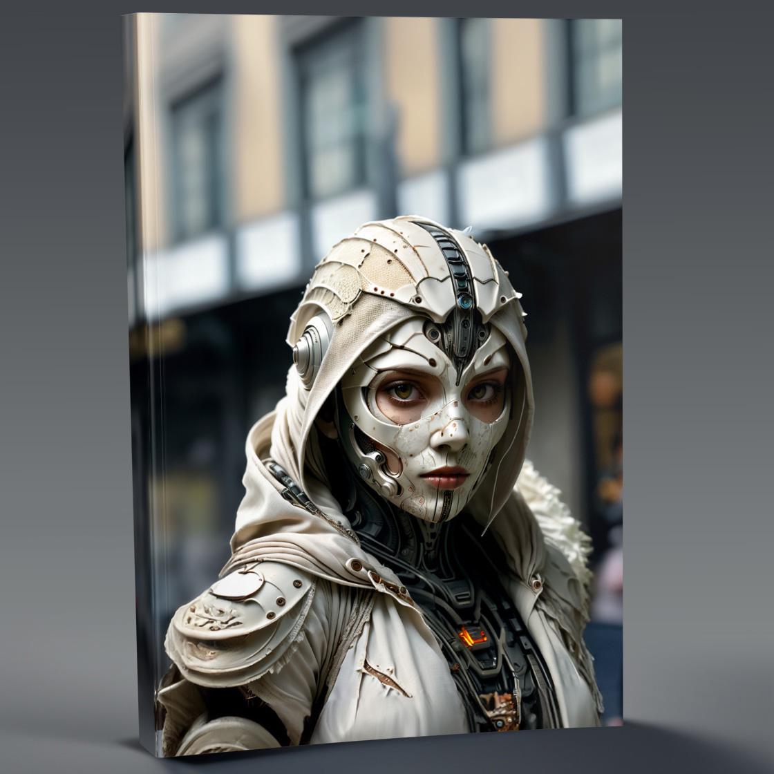 Sci-fi Cyborg Book Covers Set of 5 Premade Cover Designs for Action Science Fiction Stories ...