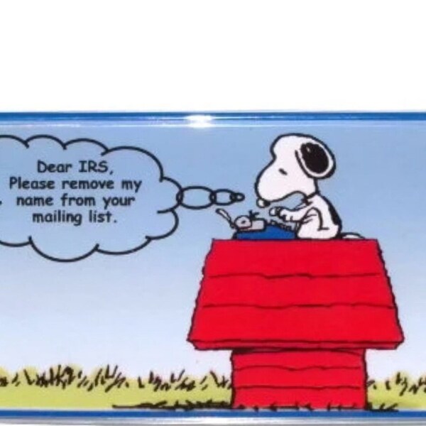 Snoopy Credit Card Holder - Etsy