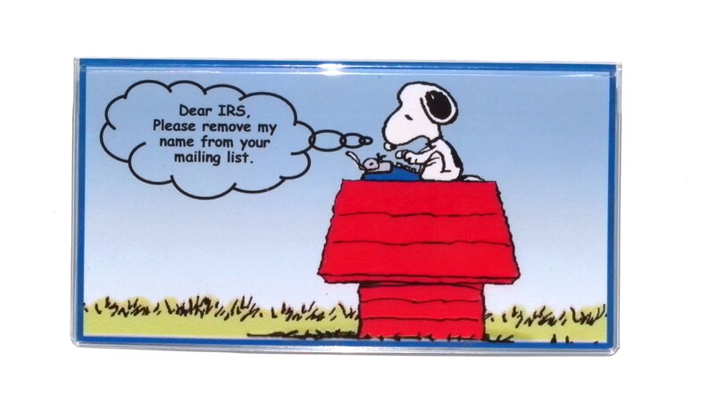 Snoopy IRS Peanuts Charlie Brown Checkbook Cover 50 Page - Etsy
