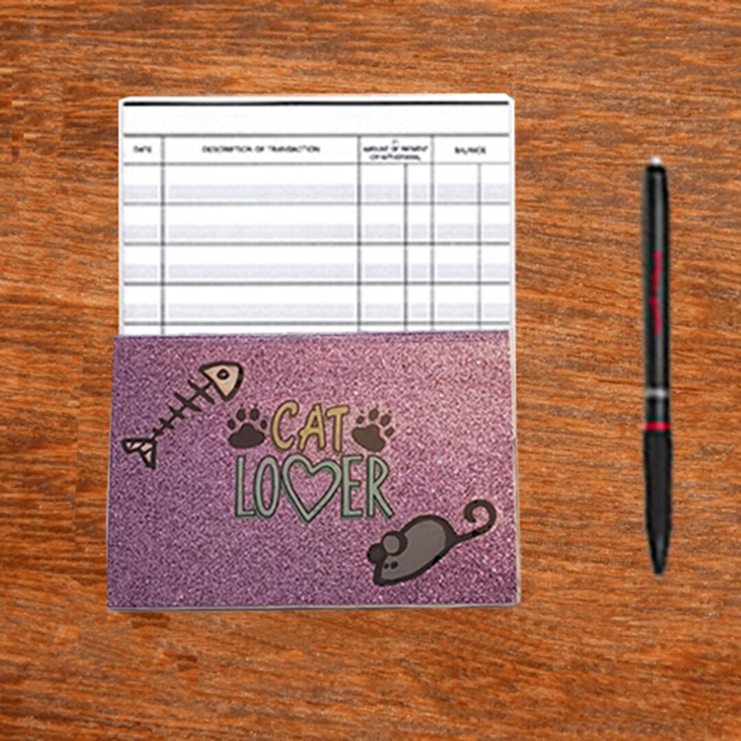 RFID Debit Credit Card Holder Cat Lover Mini Debit Register Photo ...