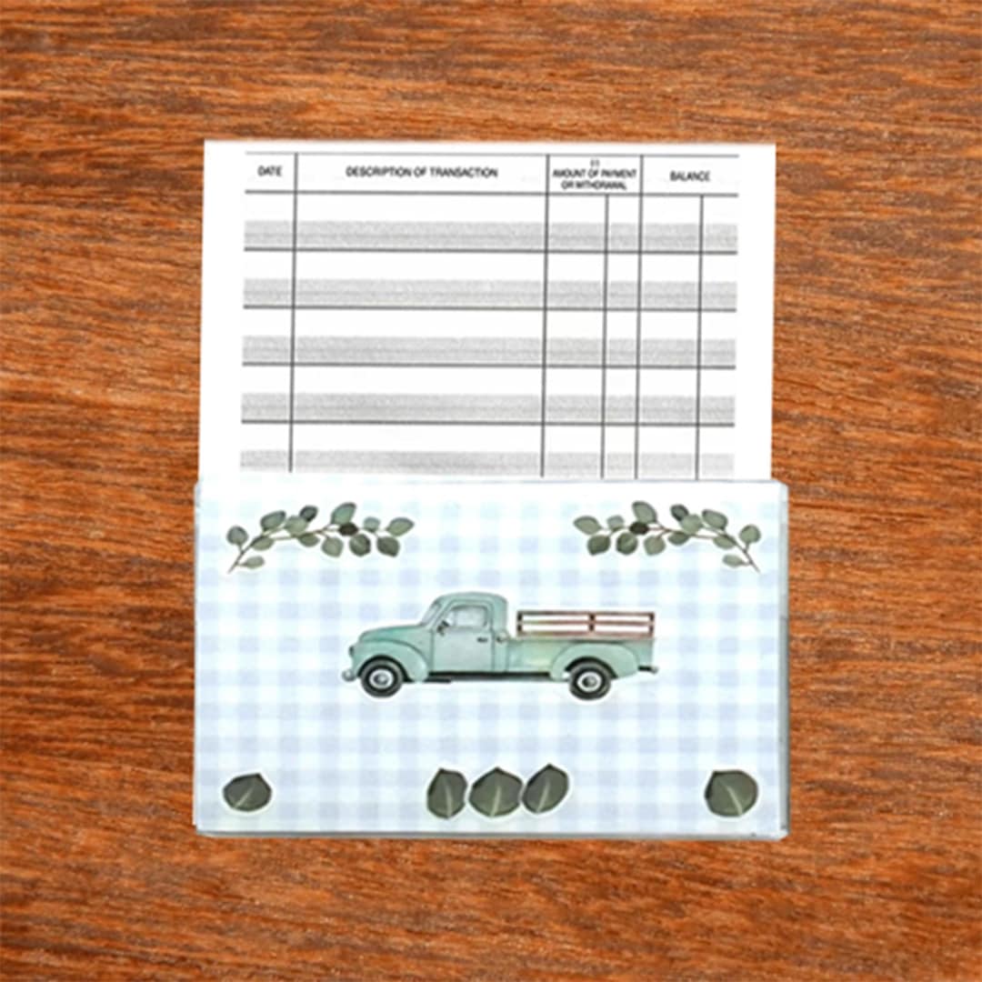 RFID Debit Credit Card Holder Vintage Truck Mini Debit Register With ...