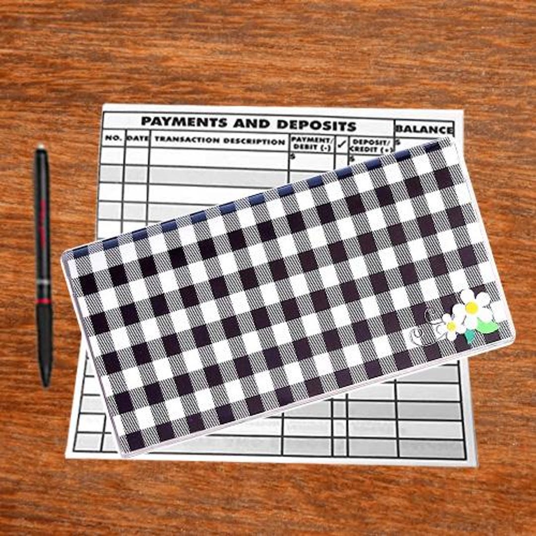 Checkbook Cover Pattern Choice Flower With Free Large Print Checkbook ...