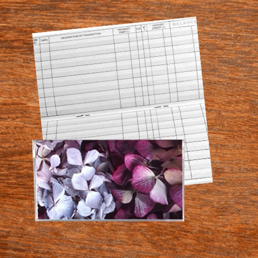 Your Choice Flower Leaves Trees Checkbook Cover 50 Page Checkbook ...