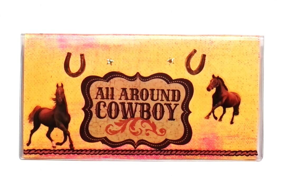 Checkbook Cover All Around Cowbot 50 Page Checkbook - Etsy