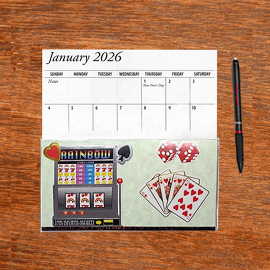 2 Year Checkbook Size 3"x 6" Calendar Hobbies Interests Choice 2025 ...