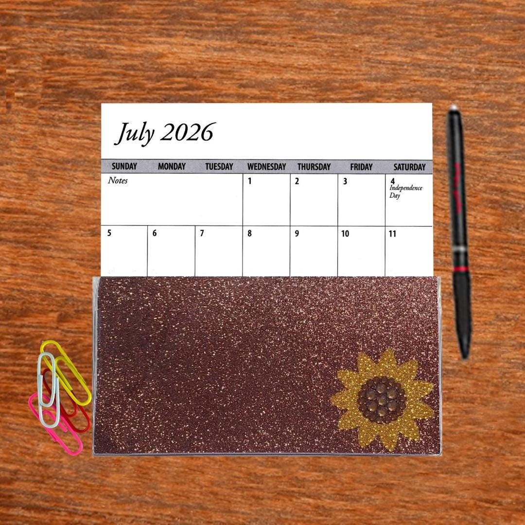3 Full Years 2025 2026 2027 Pocket Calendar Choice of Sunflower Planner ...
