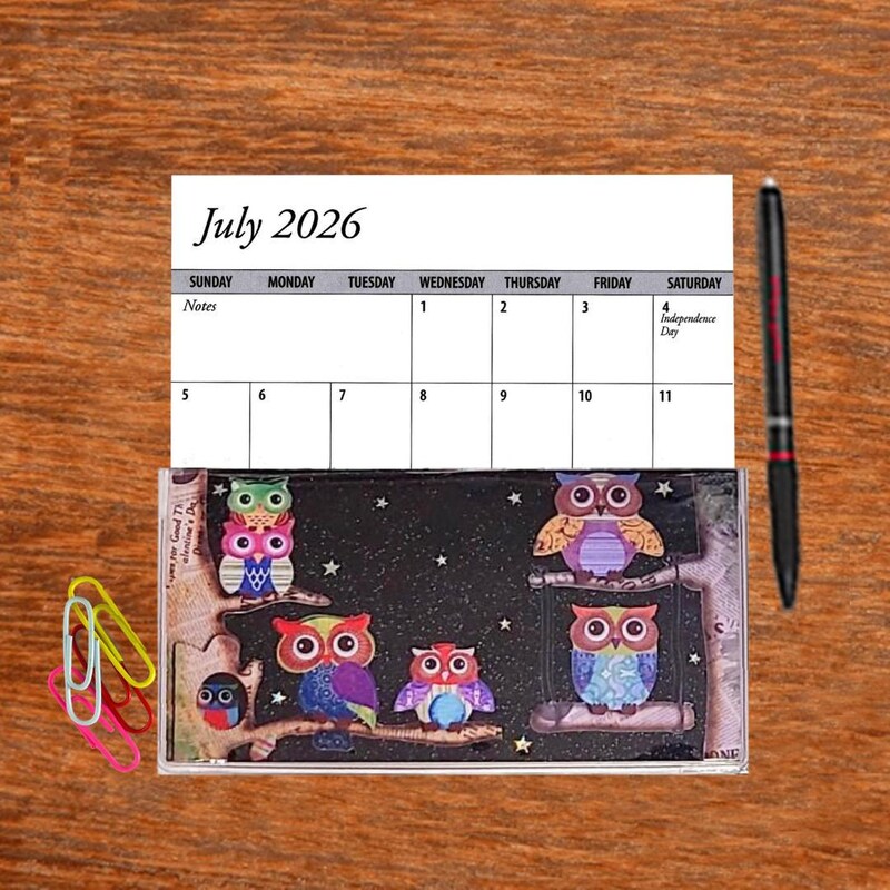 Owls 2026 Calendar - Etsy