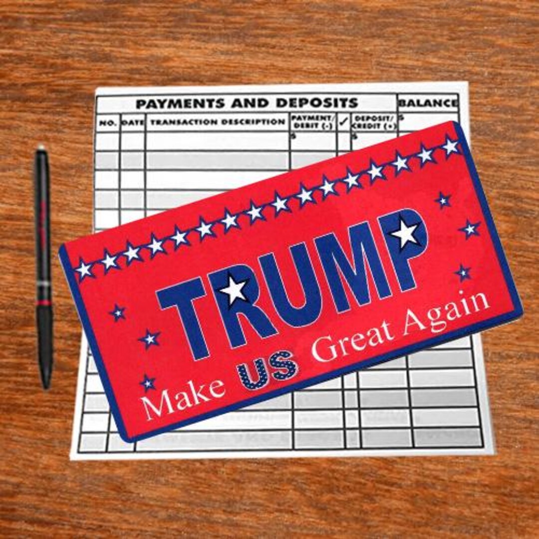Checkbook Cover Trump Choice With Free Large Print Checkbook ...