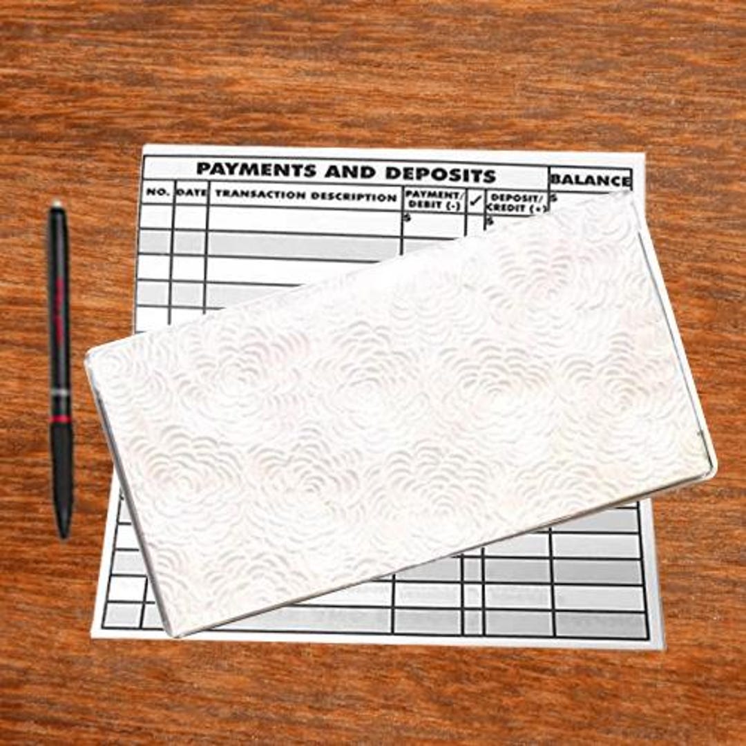 Choice Roses Checkbook Cover Free Large Print Checkbook Transaction ...