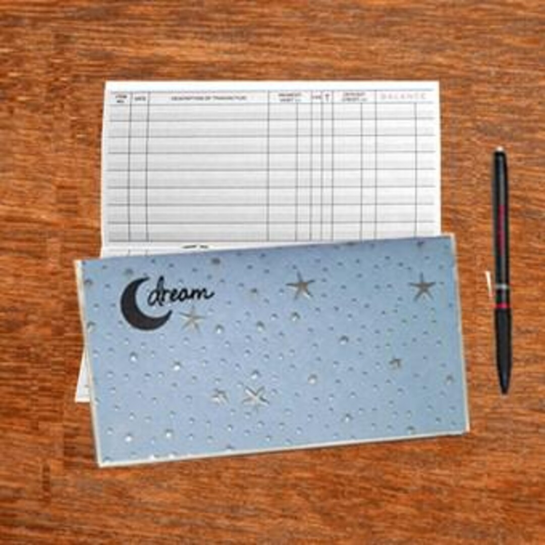 Checkbook Cover Sky Choice With Free 50 Page Checkbook Register - Etsy