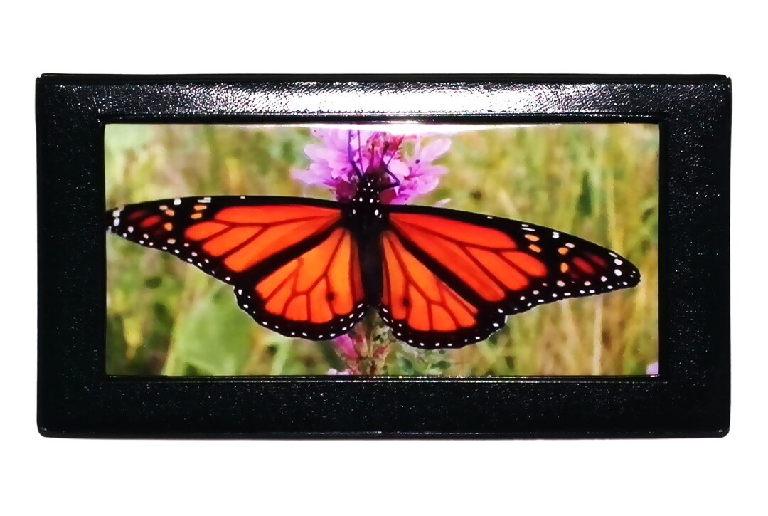 Checkbook Cover Monarch Butterfly Photo Window With 50 Page Checkbook ...