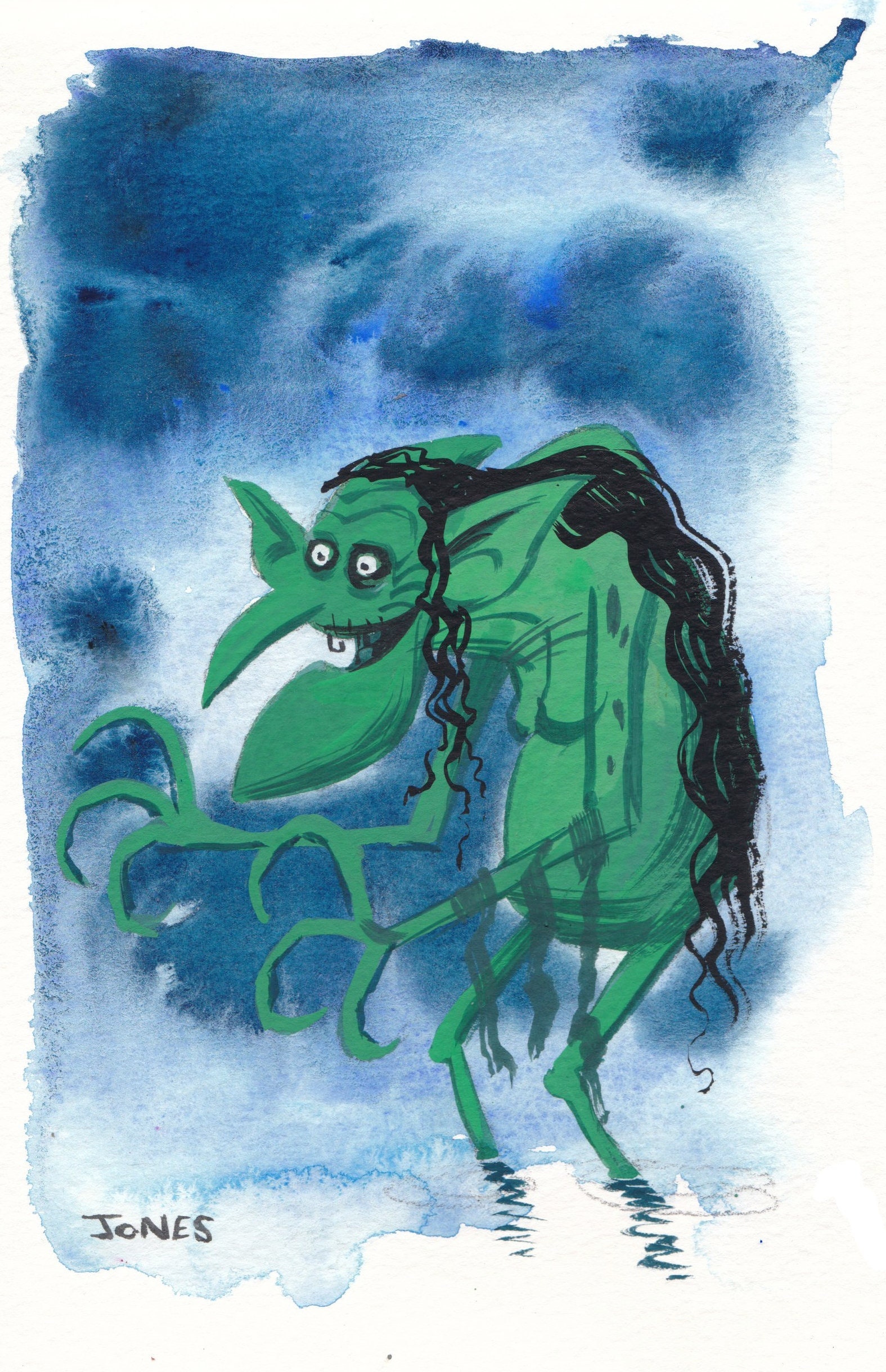 Meg Mucklebones From Ridley Scott's LEGEND Original Painting by Matt ...