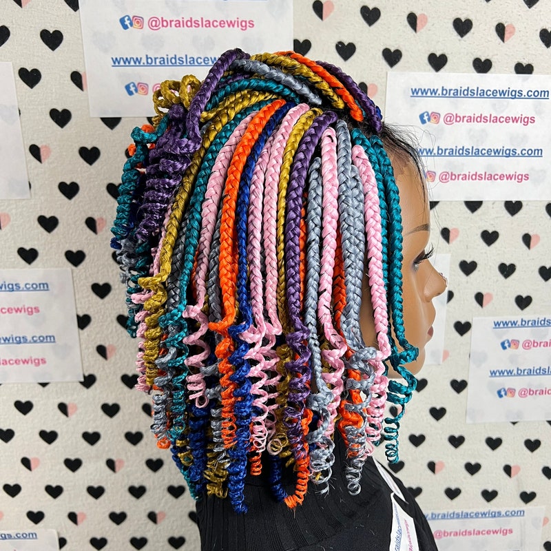 Rainbow Wig - Etsy