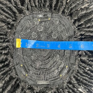 Dreadlocks Hair Toppers Short Faux Locs Curly Afro Synthetic Braid Hair ...