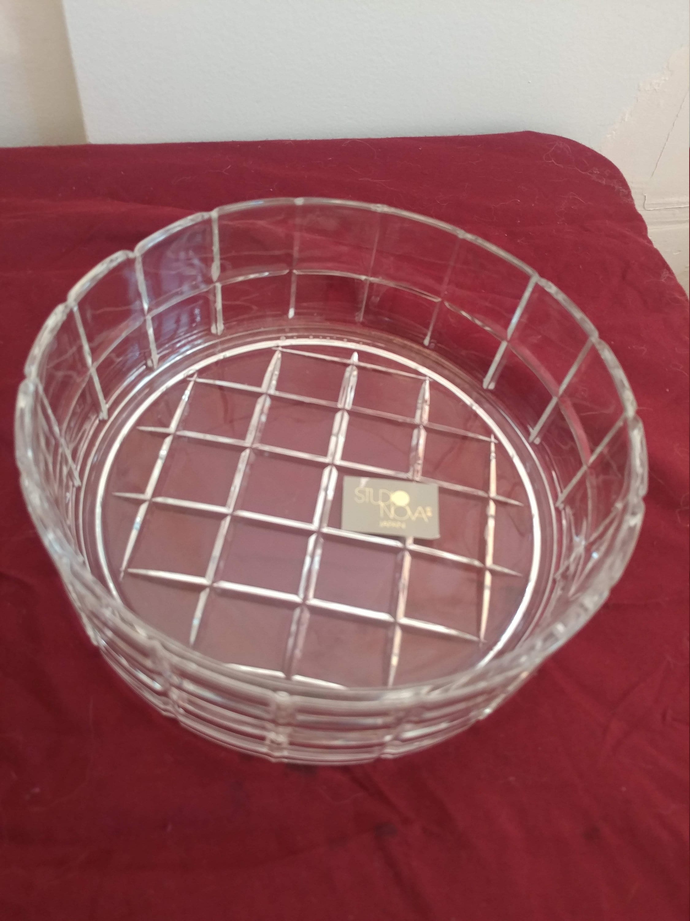 Vintage Crystal Candy Dish by Studio Nova Japan. | Etsy