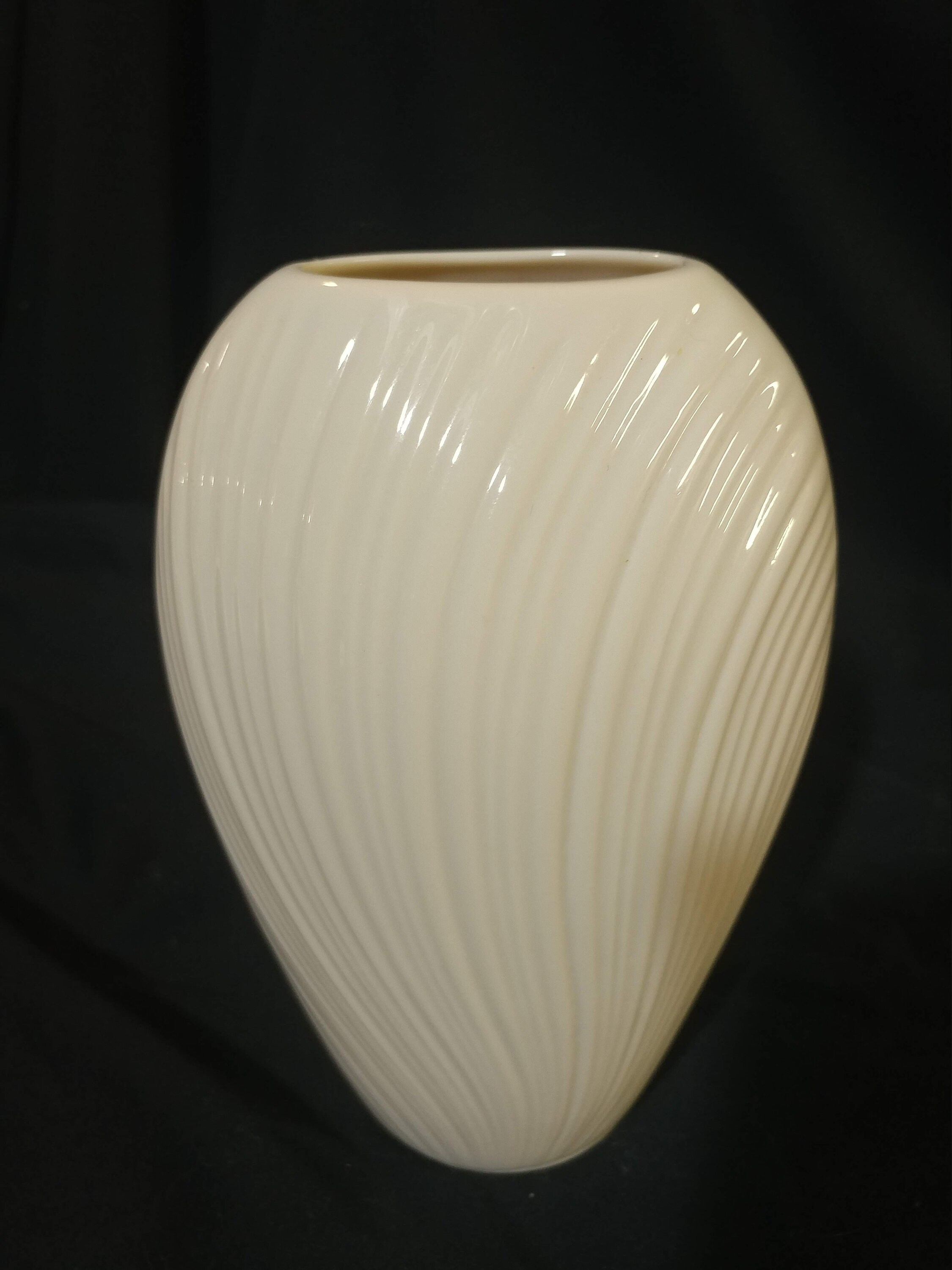 Vintage Lenox Ribbed Mirage Patterned Vase 6.25" Tall Made in USA - Etsy