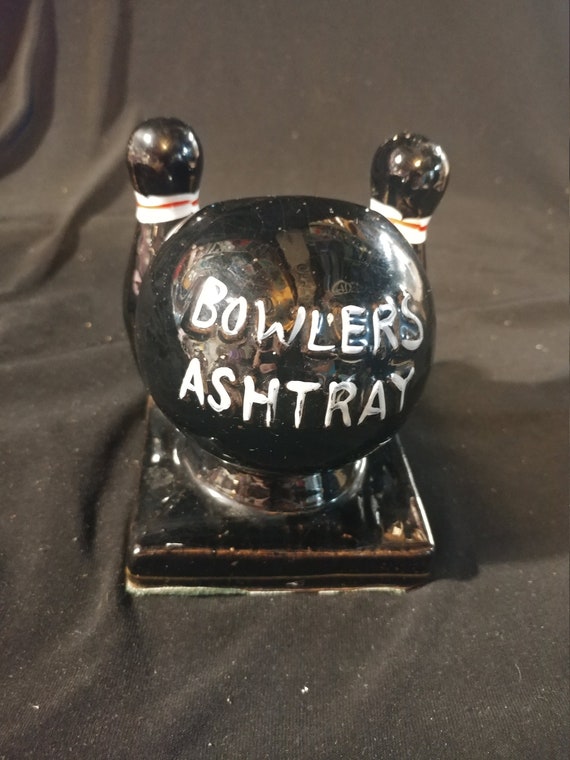 Vintage Ceramic bowler's Ashtray Shaped Like - Etsy