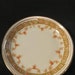 Antique Butter Pat Plate With Gold Border & Red Yellow and - Etsy