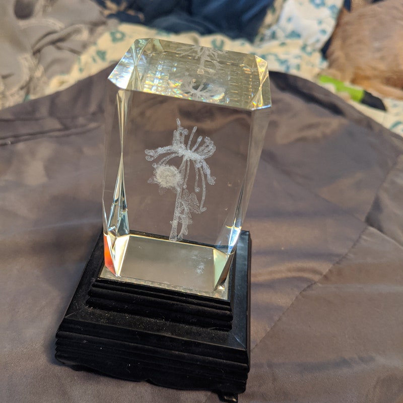 Crystal Paperweight - Etsy