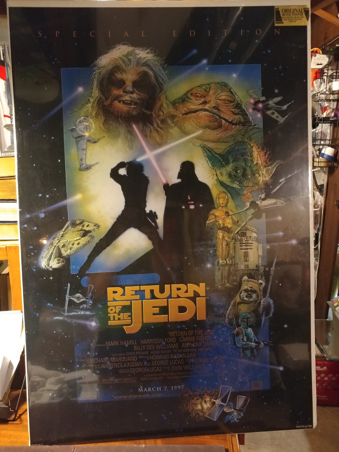 Set of 3- 1997-reproduction Star Wars Trilogy Re-release Posters ...