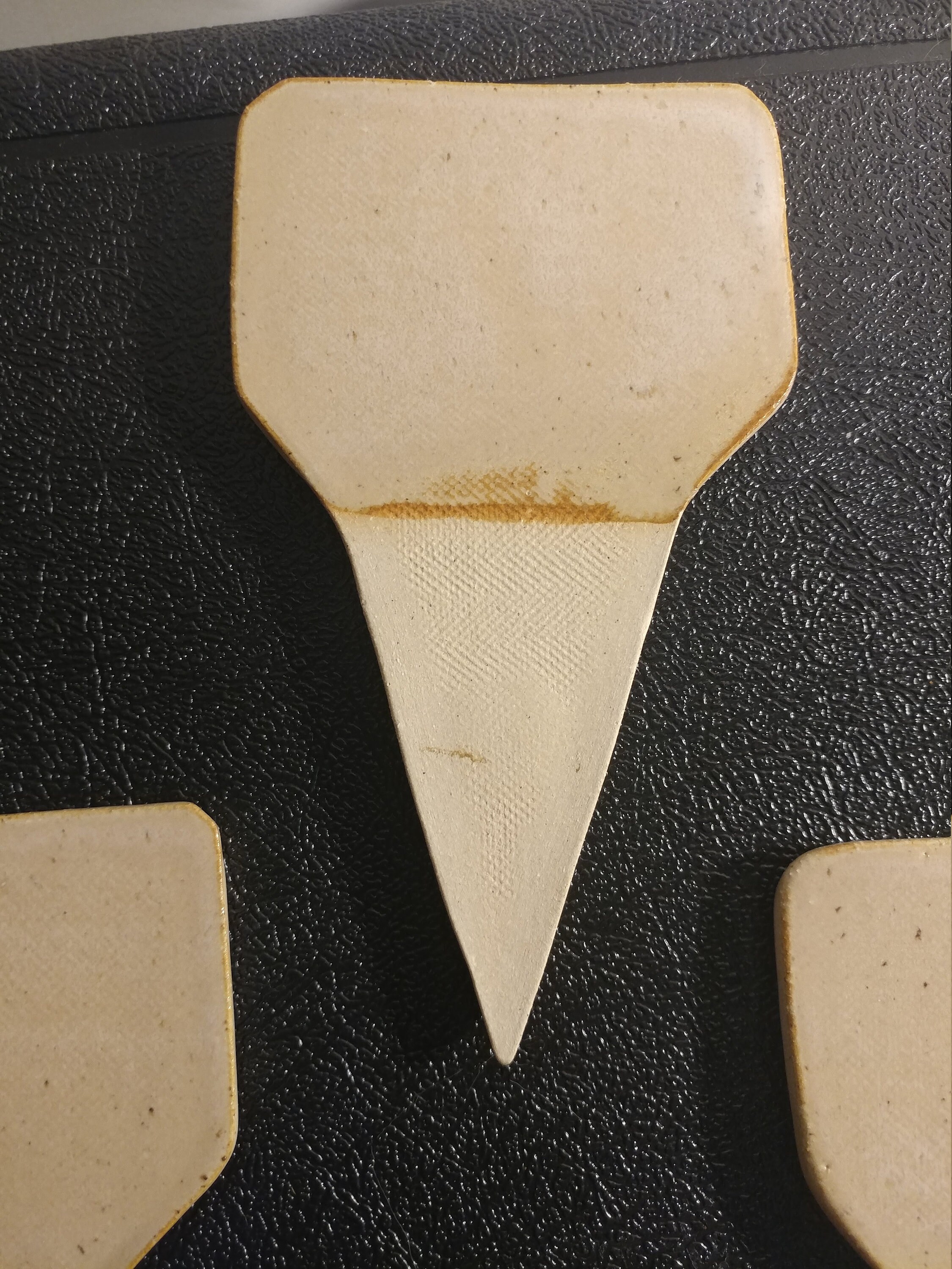 Set of 4 Handmade Stoneware Glazed Herb Garden Label Spikes - Etsy