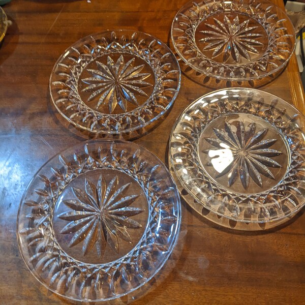 Cut Crystal Plates - Etsy