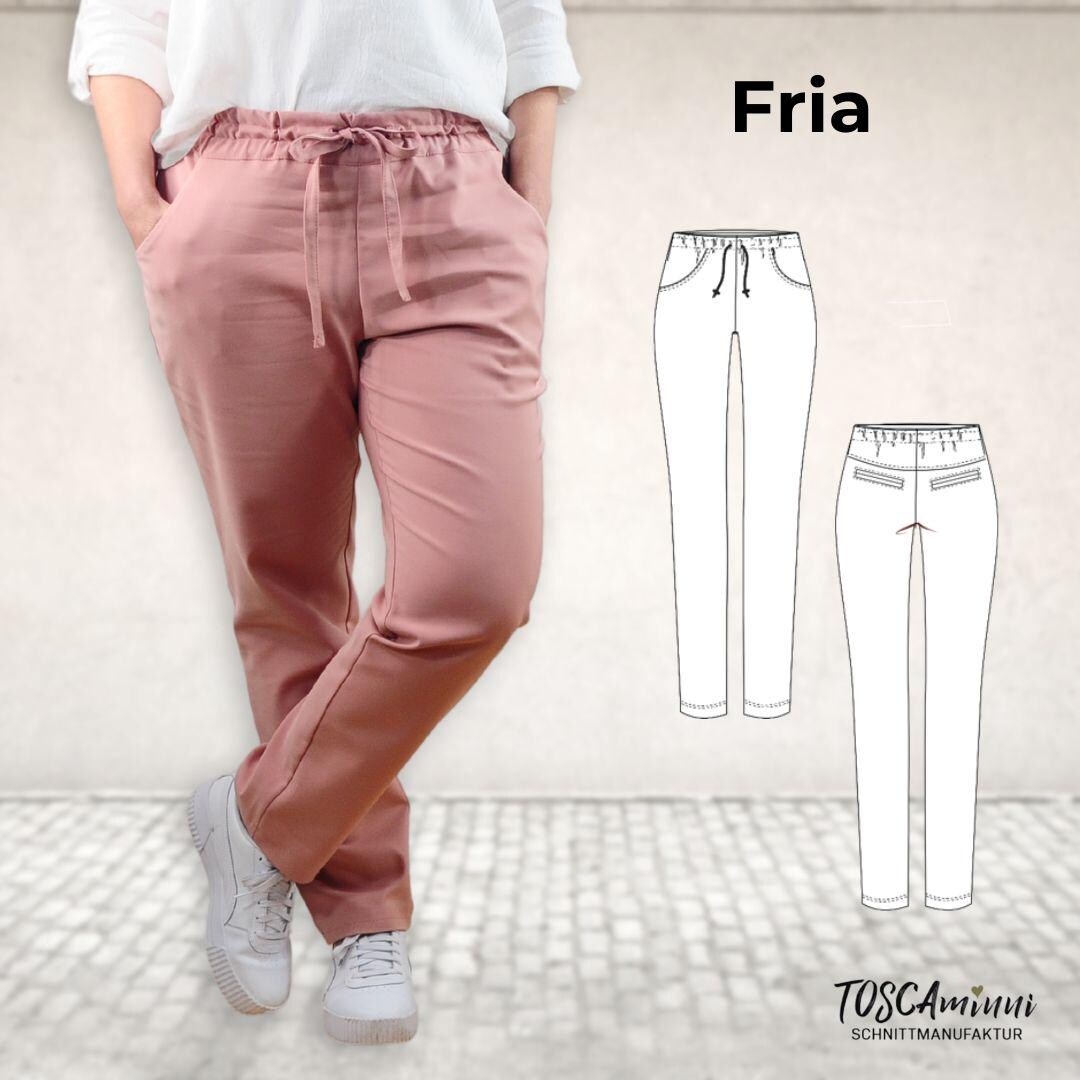 Pdf Sewing Pattern for Chino Pants for Women Plus Size 34-54 (EU ...