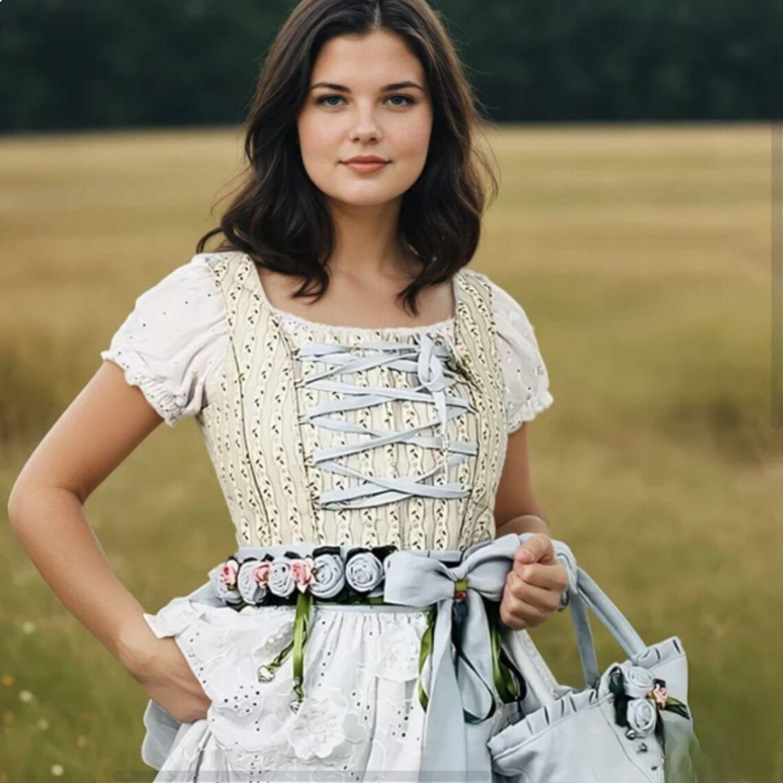 PDF Sewing Pattern for Bärbl Dirndl, Sizes 34-54 | Dirndl With Laced ...