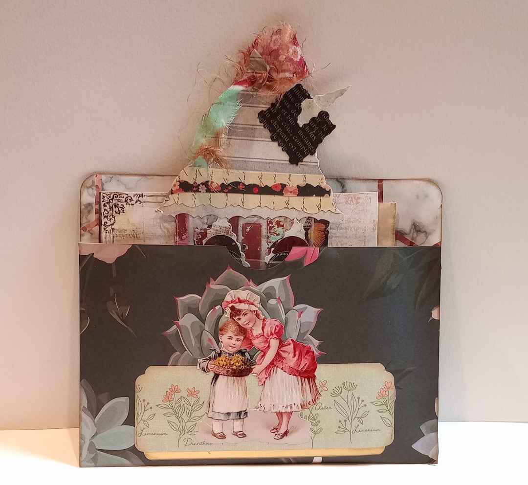 Ephemera Folio Bundle With Whimsical House and Lots of Ephemera ...