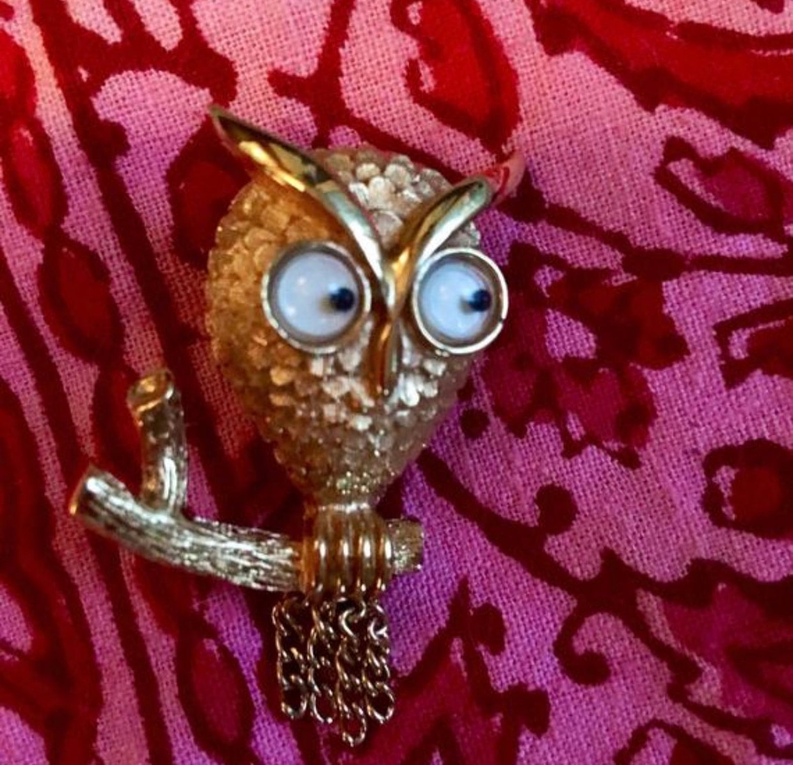 Googly Eyed Owl Pin, Kooky Critter Pin, Vintage Avon Jewelry - Etsy