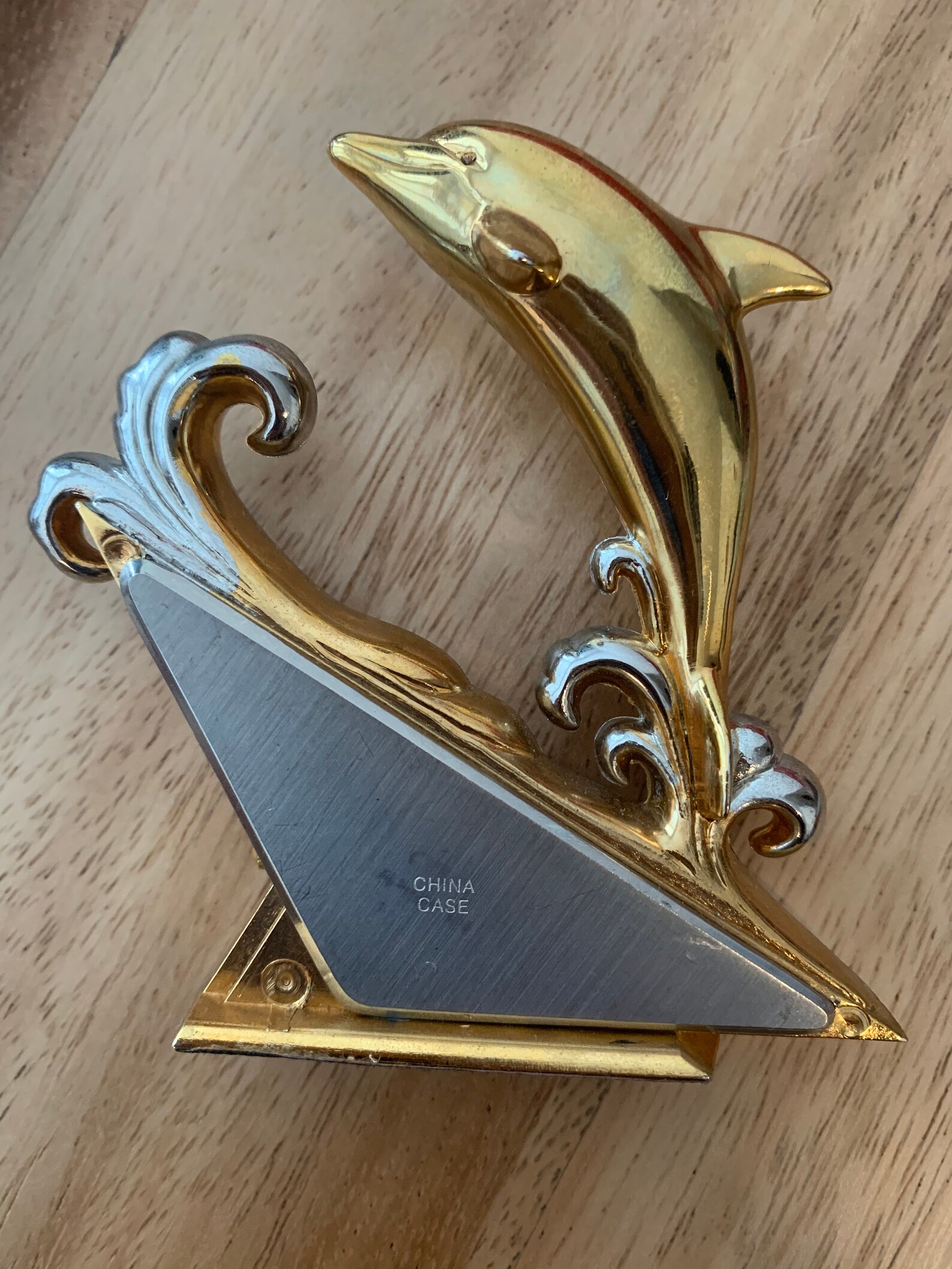 Art Deco Dolphin Desk Dresser Clock by Collezio Japan - Etsy