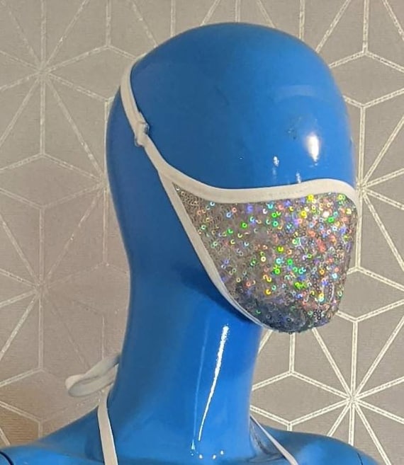 Cherry Icee Sequin Face Mask | Etsy