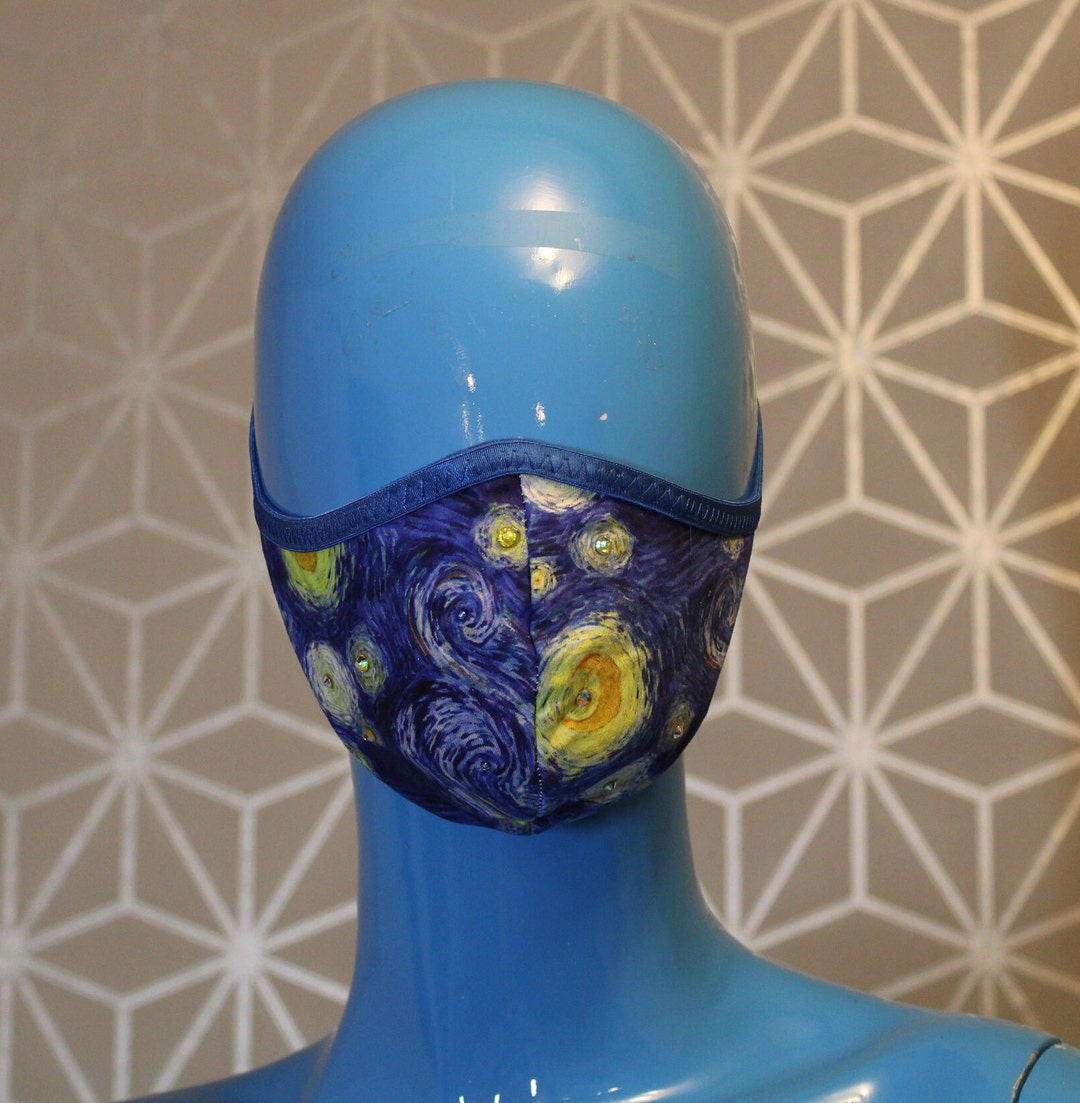 Starry Night Mask - Etsy