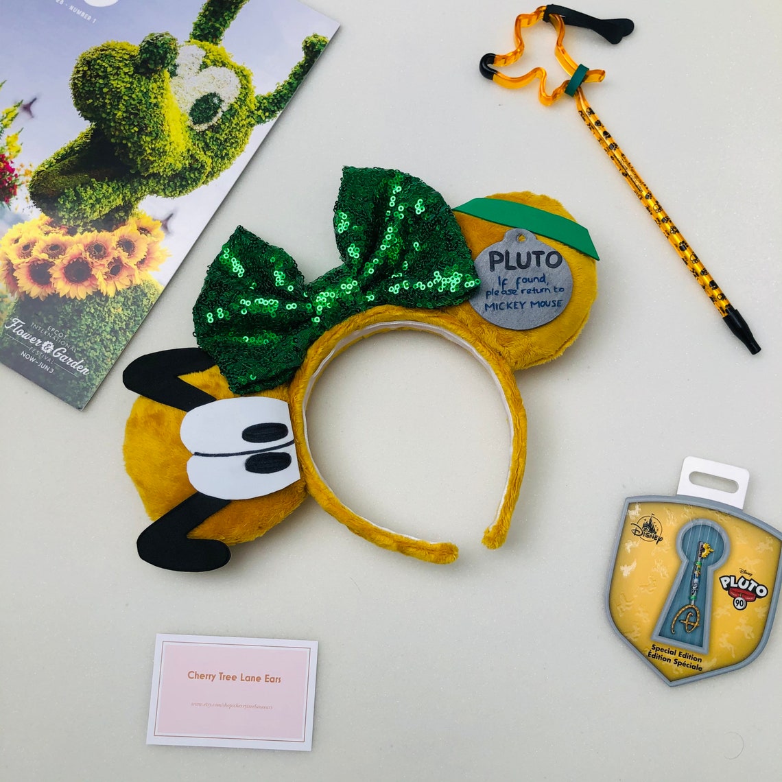 Pluto Inspired Disney Ears | Etsy