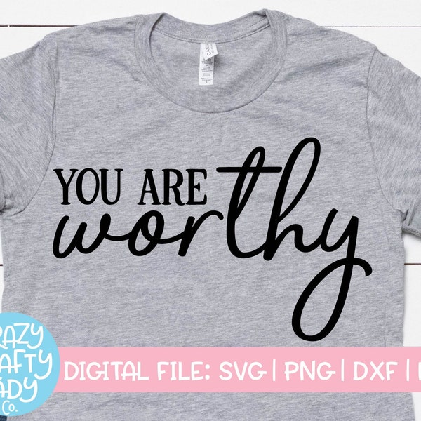 You Are Worthy - Etsy