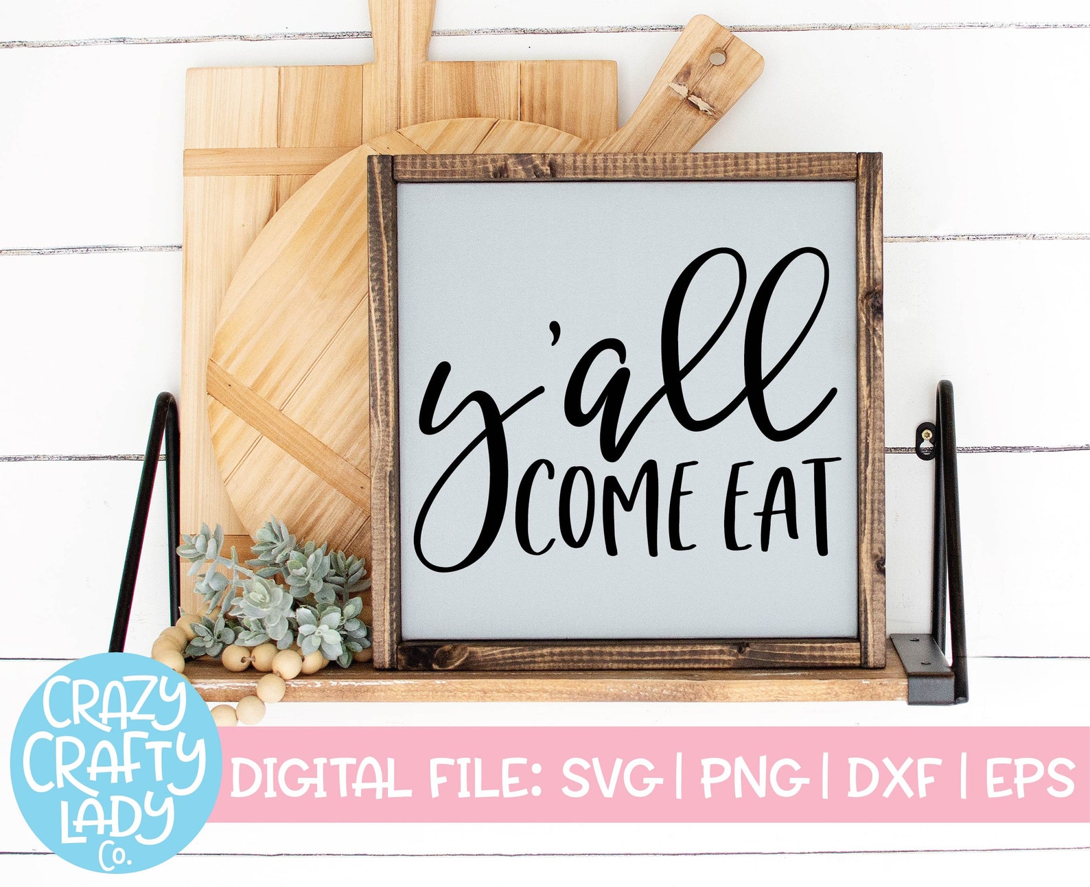 Y'all Come Eat SVG Kitchen Cut File Dining Room Quote - Etsy