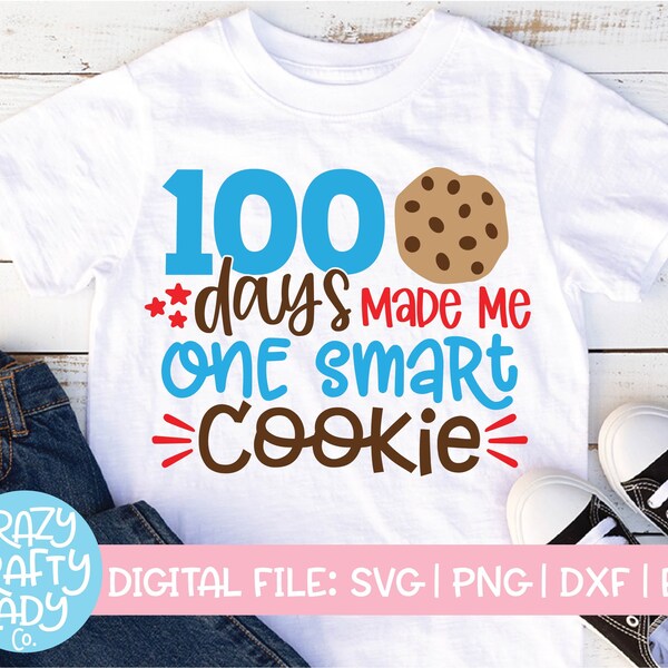 100 Days Smarter Svg - Etsy