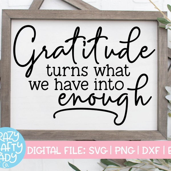 Gratitude Turns What - Etsy