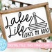 Lake Life Floats My Boat SVG Summer Cut File Women's | Etsy