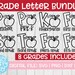 Grade Letter SVG Bundle Back to School Cut File Kids' - Etsy