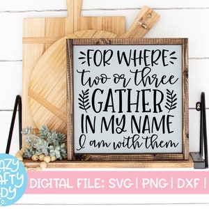 Christian Kitchen SVG Bundle, Faith Cut File, Religious Saying, Prayer ...