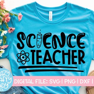 Science Teacher SVG Back to School Cut File Women's - Etsy