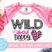 Wild About Daddy SVG, Valentine's Day Cut File, Girl Love Design, Baby ...