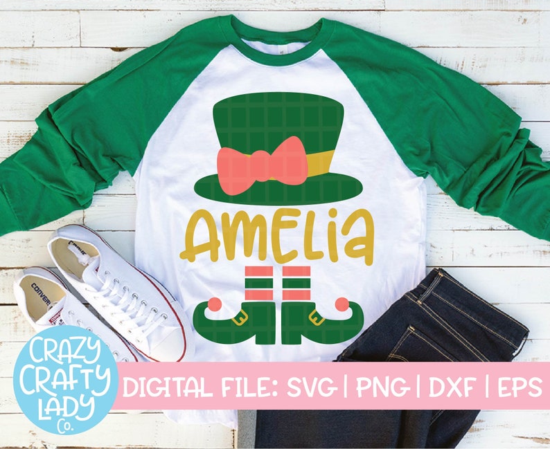 Leprechaun Hat And Shoes Svg St Patricks Day Cut File Etsy