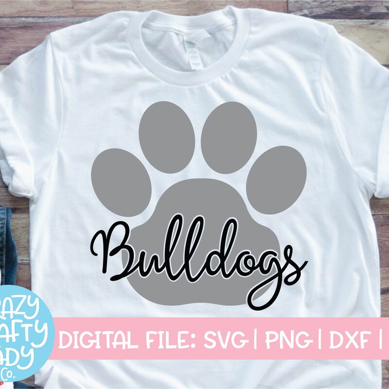 Bulldog Paw - Etsy
