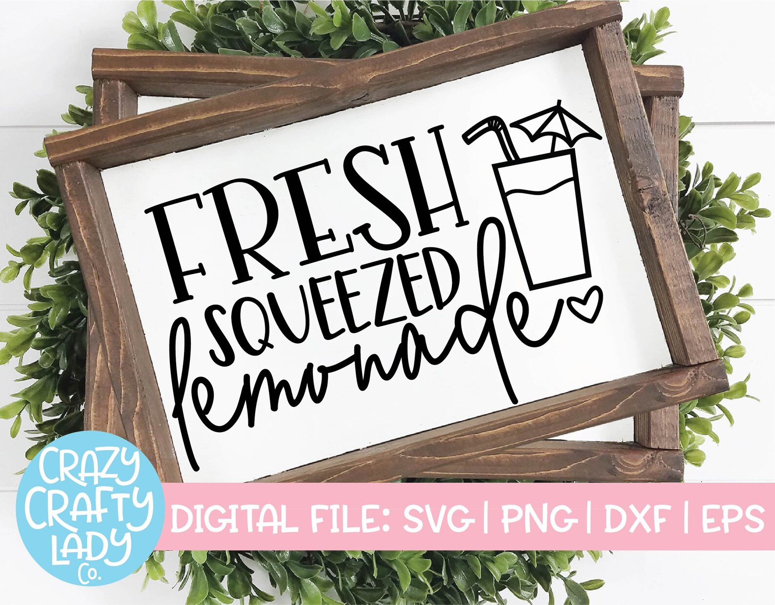 Fresh Squeezed Lemonade SVG Home Decor Cut File Farmhouse | Etsy