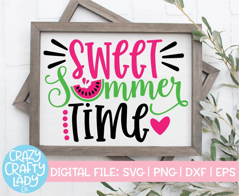 Sweet Summertime SVG Home Decor Cut File Farmhouse Kitchen - Etsy